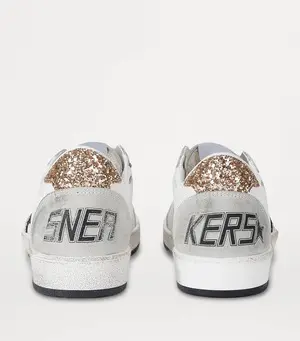 GOLDEN GOOSE Ball Star Leather Sneakers - White
