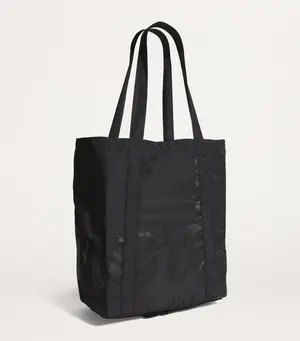 Harrods Logo Pocket Shopper - Black