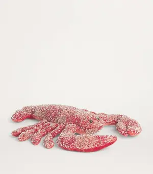 ANKE DRECHSEL Silk Velvet Sequin-embellished Luxus Lobster