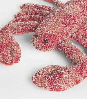 ANKE DRECHSEL Silk Velvet Sequin-embellished Luxus Lobster