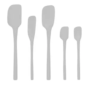 TOVOLO Flex-core Silicone 5-piece Spatula Set - Gray