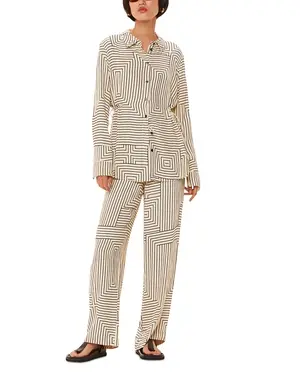 Whistles Angled Stripes Pants
