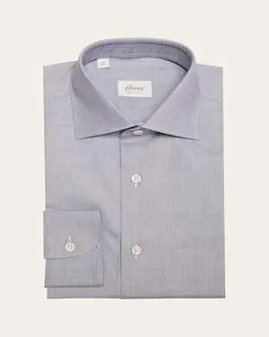 Brioni Cotton Chambray Dress Shirt