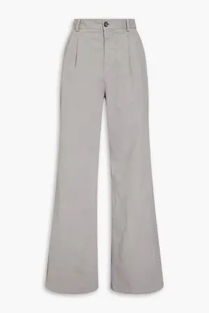NILI LOTAN Flavie Wide-leg Pants - Gray
