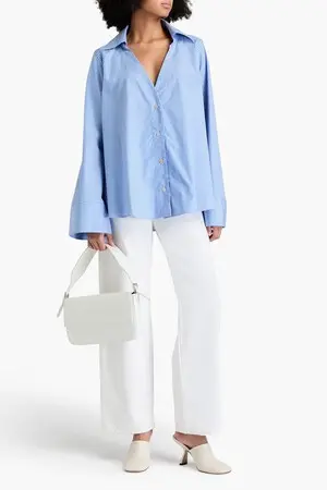 Palmer//harding Reset Striped Cotton-poplin Shirt