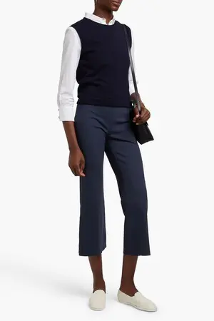 Theory Stretch-jersey Kick-flare Pants - Navy