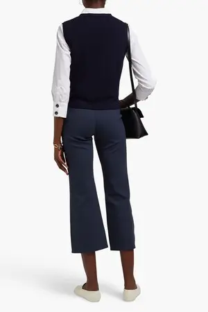 Theory Stretch-jersey Kick-flare Pants - Navy