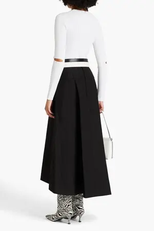 Tibi Cutout Ribbed Top