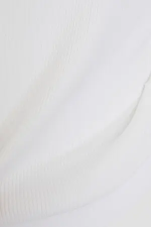 Tibi Cutout Ribbed Top