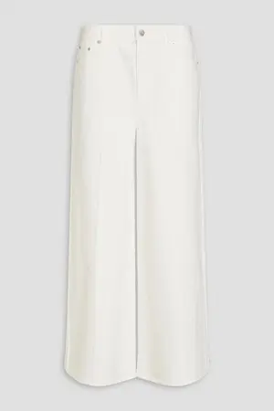 Tibi High-rise Wide-leg Jeans