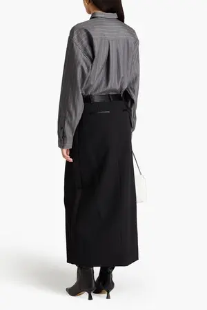 TOTEME Pinstriped Wool-twill Shirt