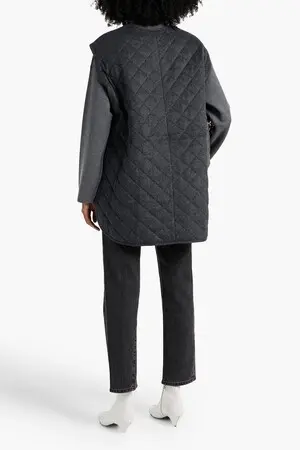 TOTEME Quilted Wool-felt Vest