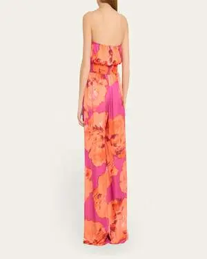 Ramy Brook Mindy Strapless Wide-leg Jumpsuit