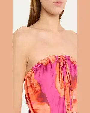 Ramy Brook Mindy Strapless Wide-leg Jumpsuit