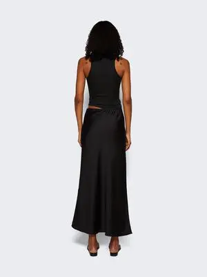 Christopher Esber Open Twist Satin Tank Dress