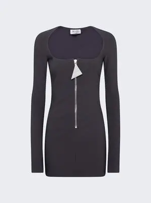 Attico Bodycon Mini Dress - Black