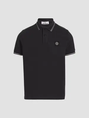 Stone Island Cotton-blend Patch Polo Shirt