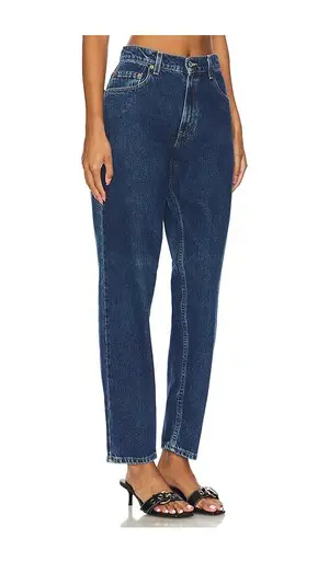 ALIGRACE Vintage High Rise Slim Straight Jeans