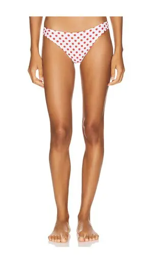 Miaou Luz Bikini Bottom - White Polka Dot