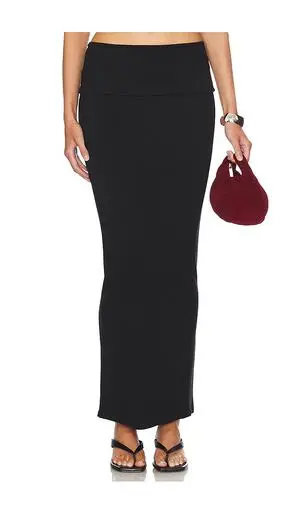 AFRM Esin Maxi Skirt - Black