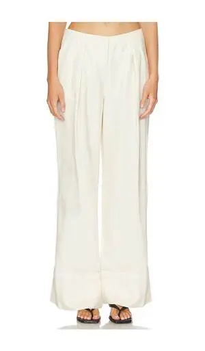 Mid-Rise Tiered Pants
