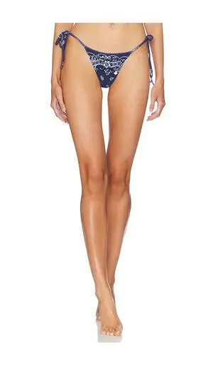 TROPIC OF C Praia Bikini Bottom - Navy Bandana