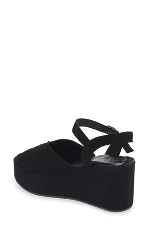 Cordani Jenna Wedge Platform Sandals - Crosta Nero