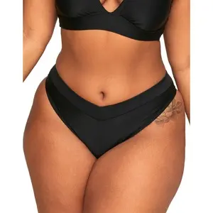 ADORE ME Demi Bikini Bottom - Black