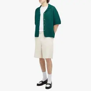 About:blank Pleated Bermuda Shorts