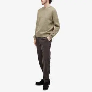Folk Chain Crew Knit - Light Sage