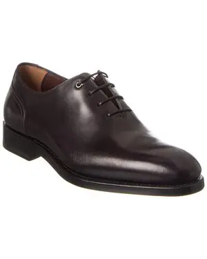 FERRAGAMO Ferragamo Leather Oxford - Blue