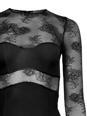 FLEUR DU MAL Bouquet Lace Bodysuit