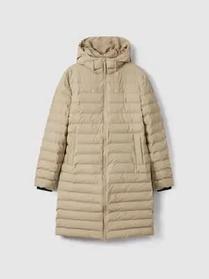 Rains Long Waterproof Puffer Jacket
