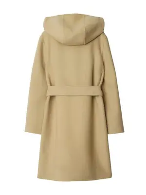 Burberry Vintage Check Wool Coat - Neutrals