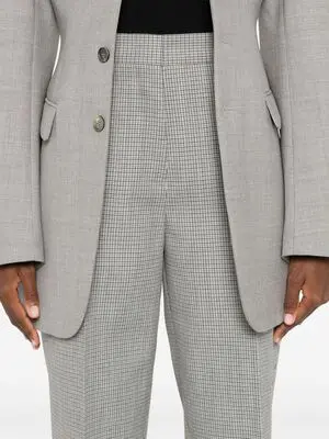 JIL SANDER Checked Tailored Trousers