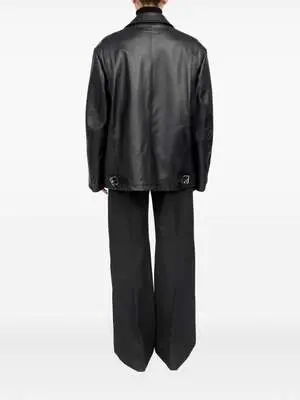 MAISON MARGIELA Zip-detailing Leather Jacket