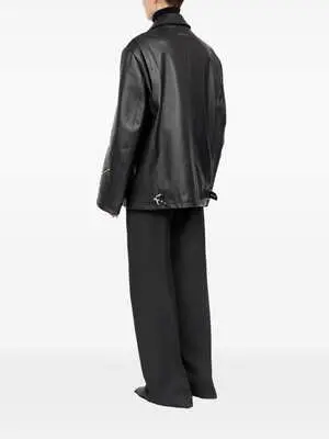 MAISON MARGIELA Zip-detailing Leather Jacket