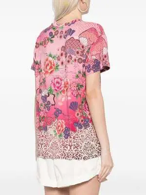 Johnny Was Floral-print T-shirt