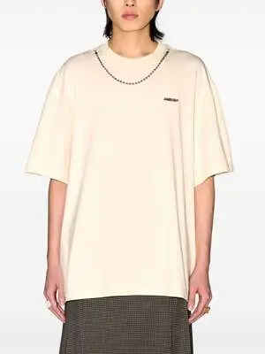 AMBUSH Ball Chain-detail T-shirt - Neutrals