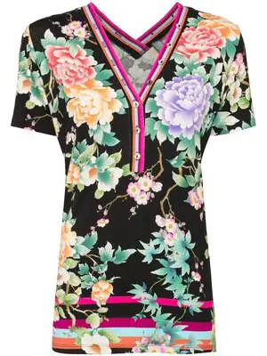Johnny Was Janie Printed T-shirt
