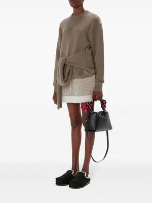 JW Anderson Tie-front Knit Sweater - Neutrals