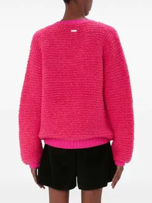 JW Anderson Bouclé V-neck Sweater