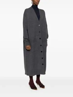 JIL SANDER V-neck Wool Cardigan