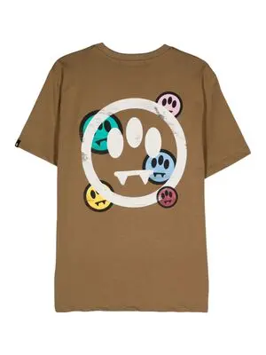 BARROW Logo-print T-shirt - Brown