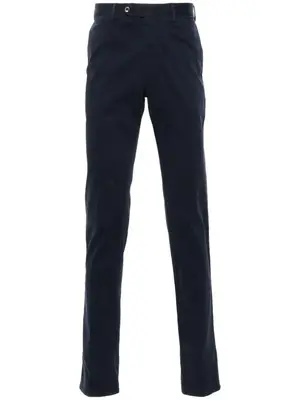 PT TORINO Pressed-crease Trousers - Blue