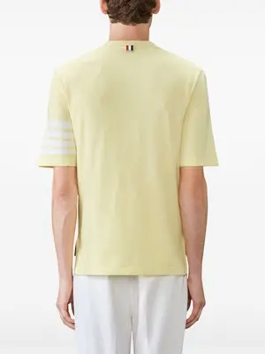 Thom Browne 4-bar Short-sleeve T-shirt - Yellow