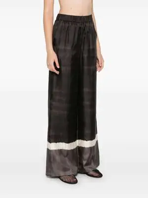 P.a.r.o.s.h Silk Palazzo Trousers