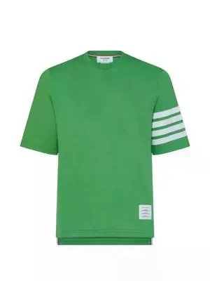 Thom Browne Jersey 4-bar Short Sleeve T-shirt - Green