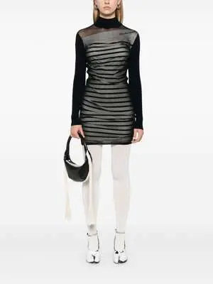 JEAN PAUL GAULTIER Striped Mini Dress - Blue