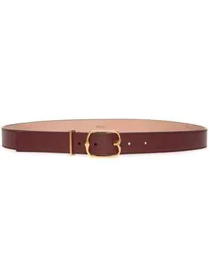 Bally Buckled Leather Belt - Brown